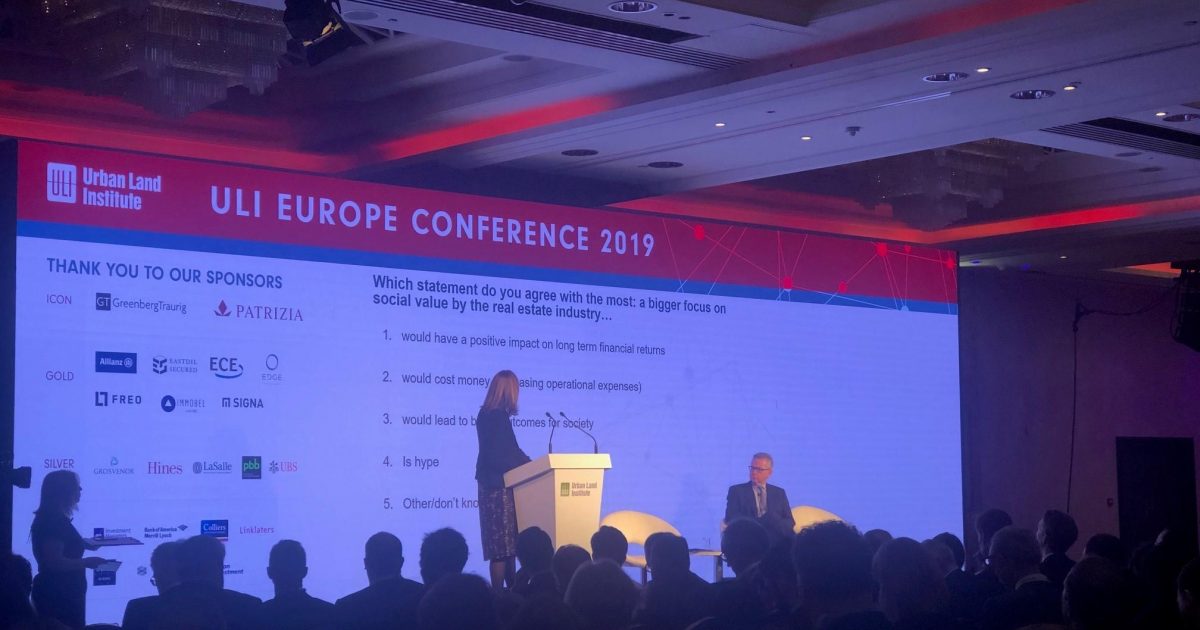 ULI Europe Conference 2019 | News