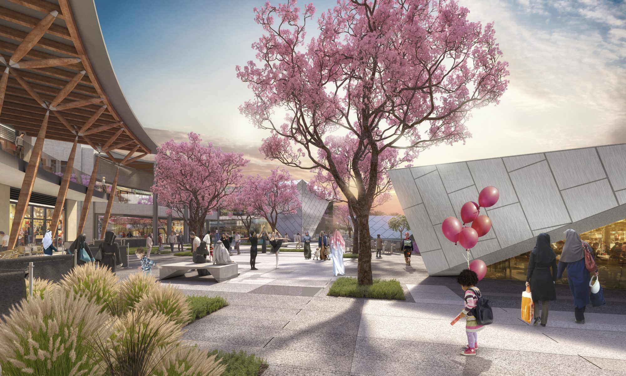 Benoy’s award-winning scheme Ajdan Walk, Saudi Arabia launches tonight ...