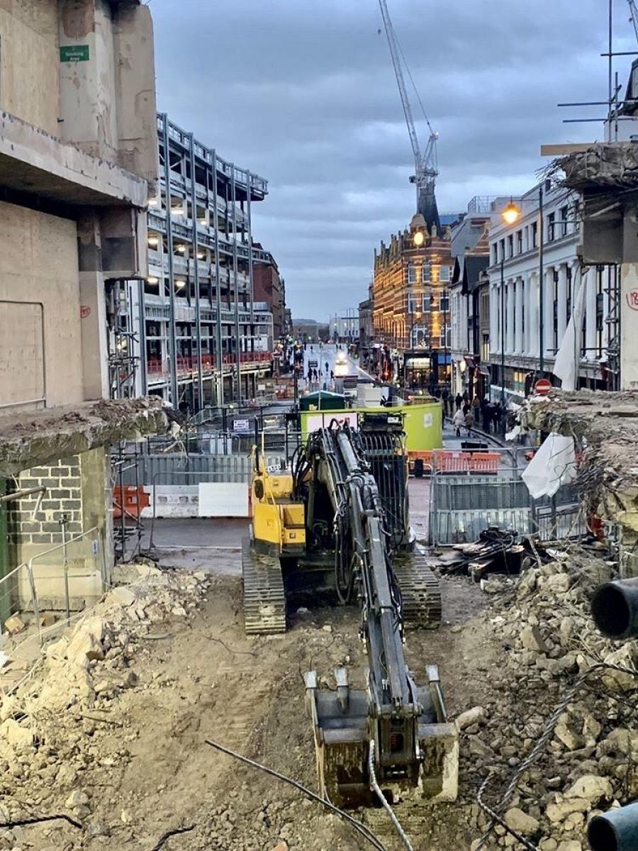 Benoy project INTU Broadmarsh starts to take shape | News