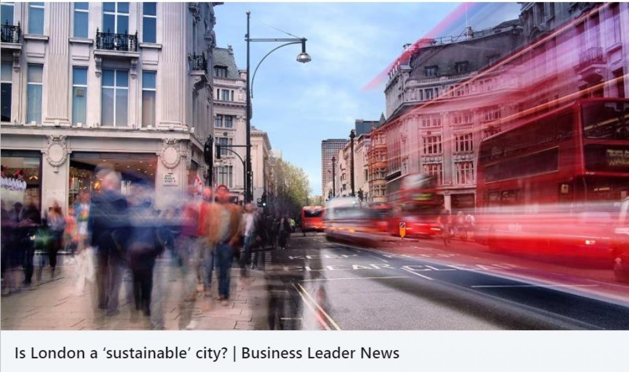 Is London a Sustainable City? Benoy features in Business Leader ...