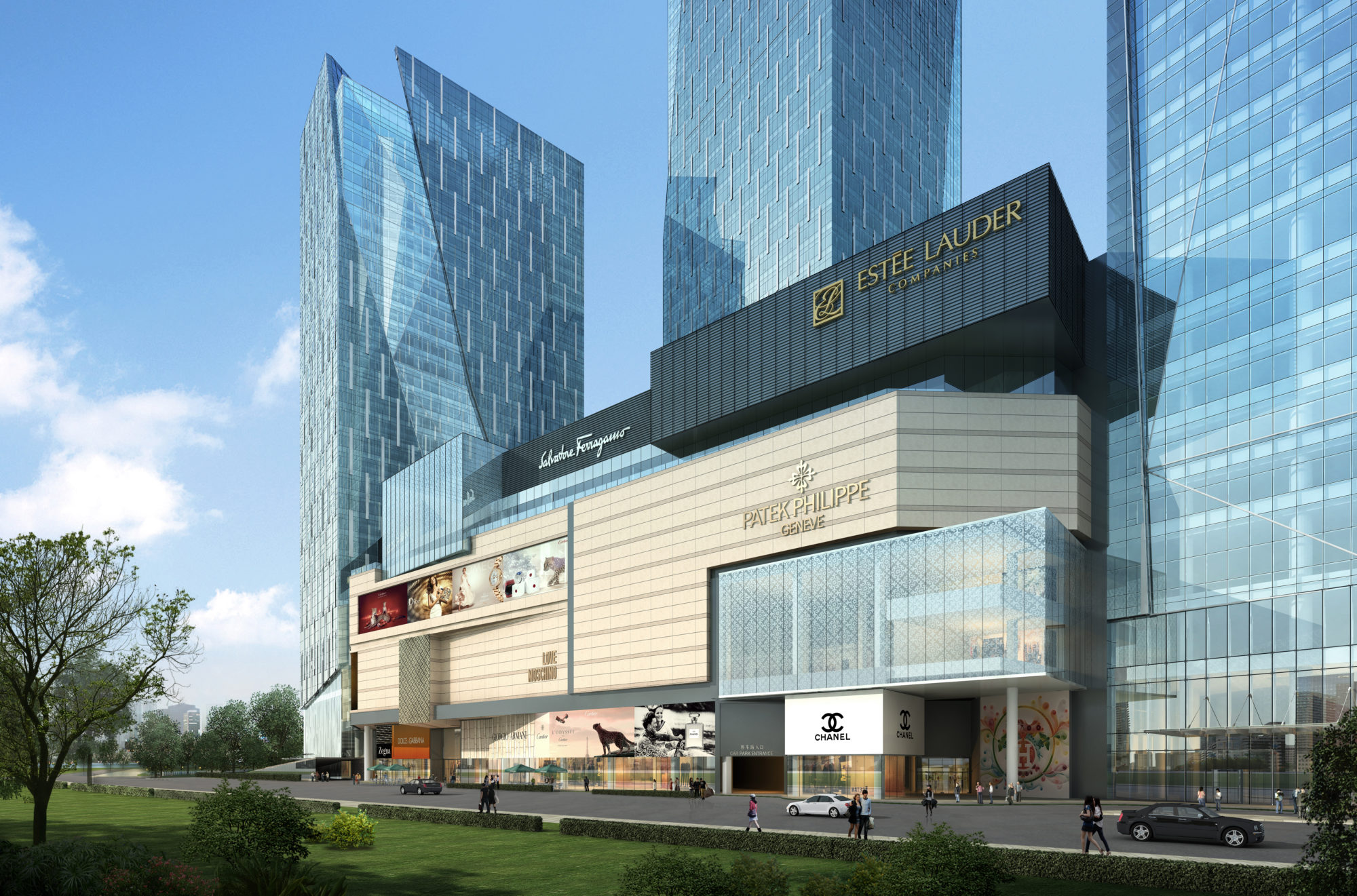 R&F Center, Harbin, China - A sculptural destination inspired by ice ...