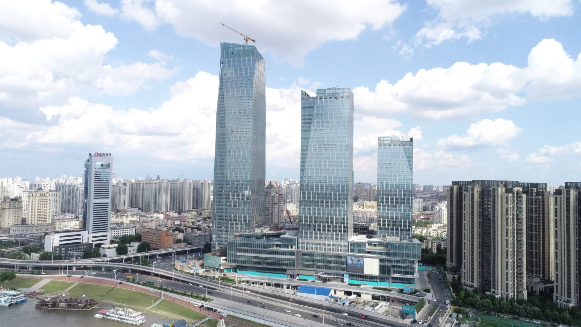 R&F Center, Harbin, China - A sculptural destination inspired by ice ...