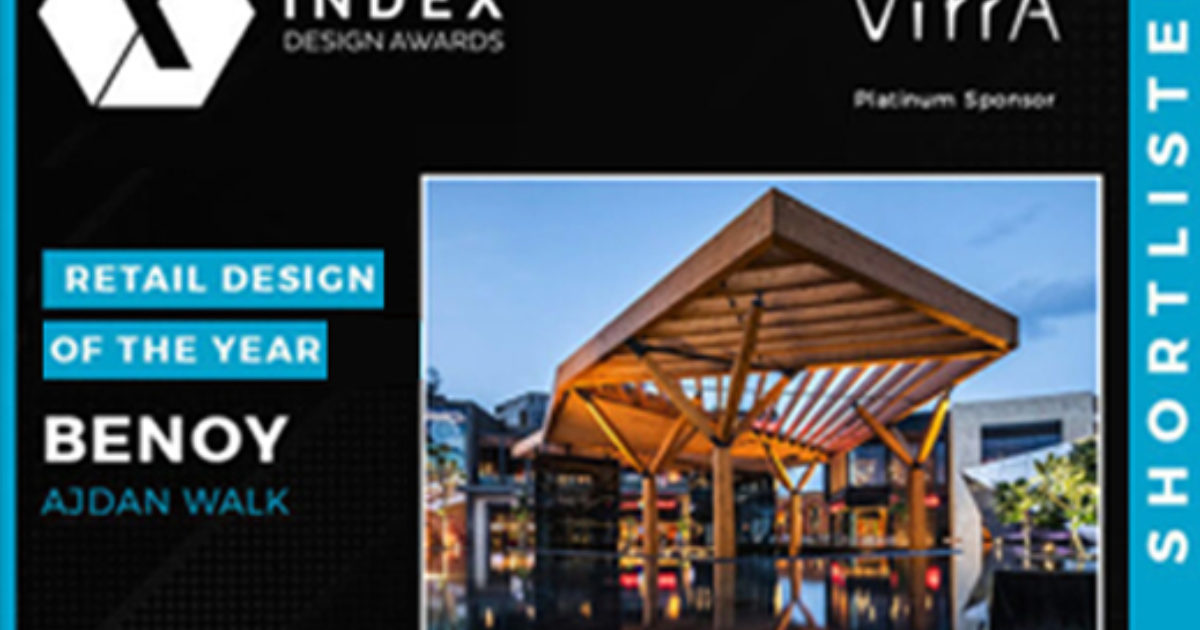 Ajdan Walk shortisted for 'Retail Design of the Year' as part of INDEX ...