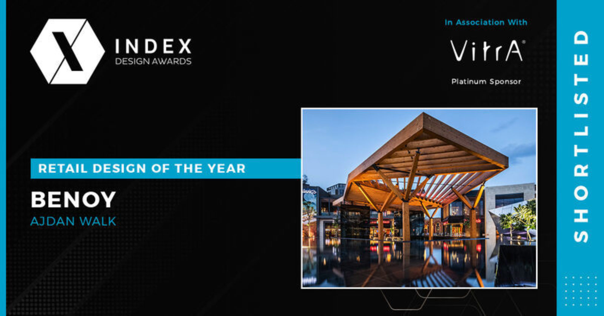 Ajdan Walk shortisted for 'Retail Design of the Year' as part of INDEX ...