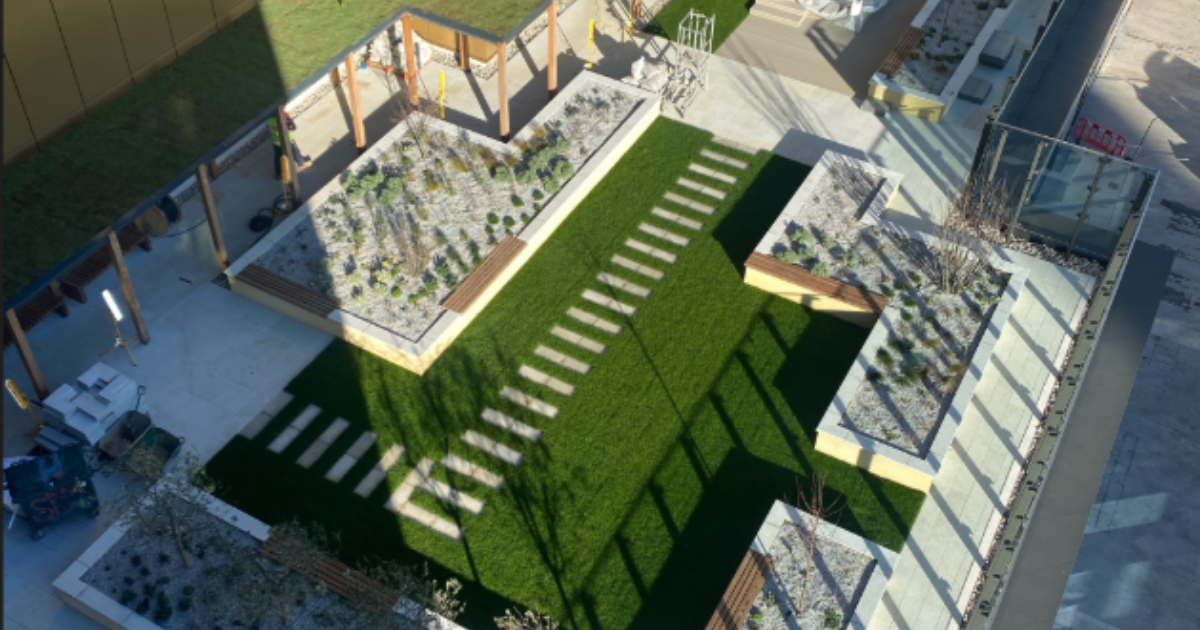 New green roof terrace emerges on site at Victoria Square, Woking | News