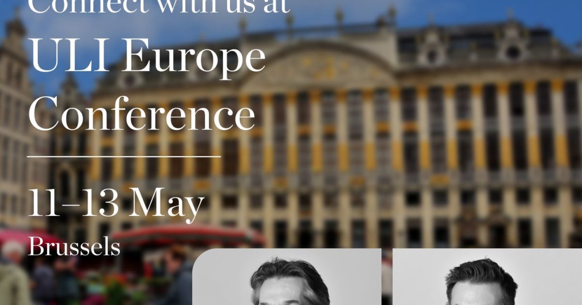 Benoy to attend ULI Europe Conference, 11-15 May | News