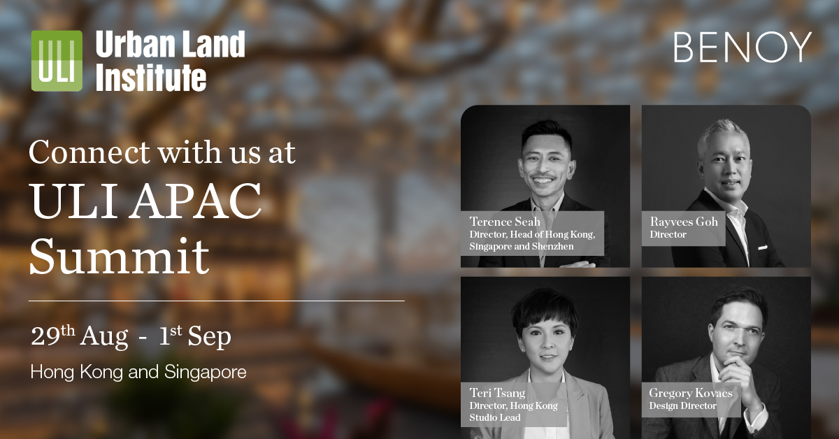 Connect with us at the 2022 ULI APAC Summit in Hong Kong and Singapore | News