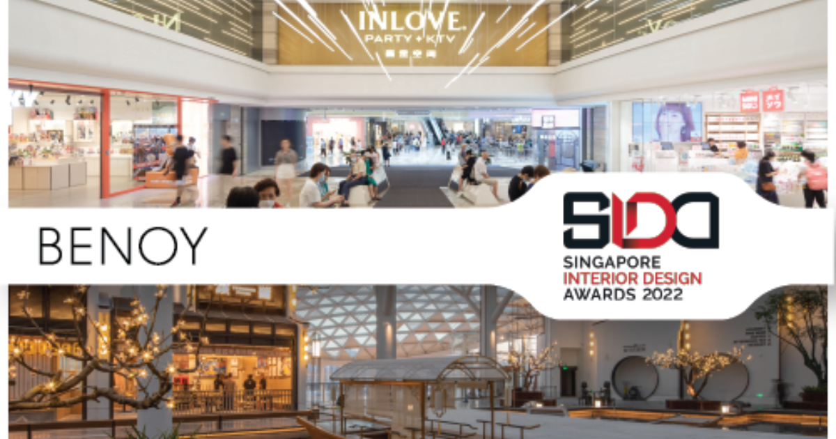 Benoy projects shortlisted in Singapore Interior Design Awards (SIDA) 2022 | News