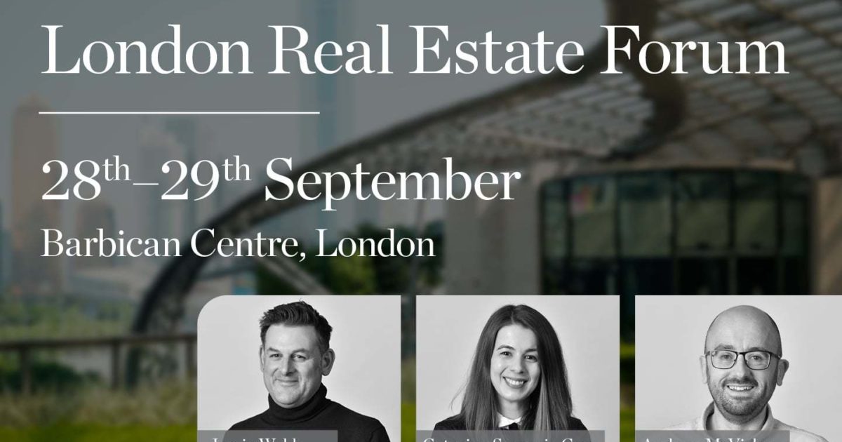Jamie Webb to speak at London Real Estate Forum | News