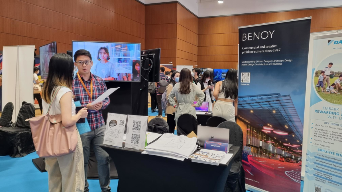 Benoy and Uncommon Land exhibit at the NUS Postgraduate Career Fair ...