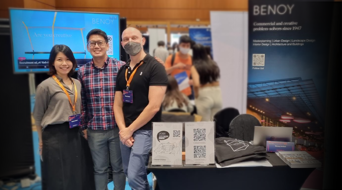 Benoy and Uncommon Land exhibit at the NUS Postgraduate Career Fair ...