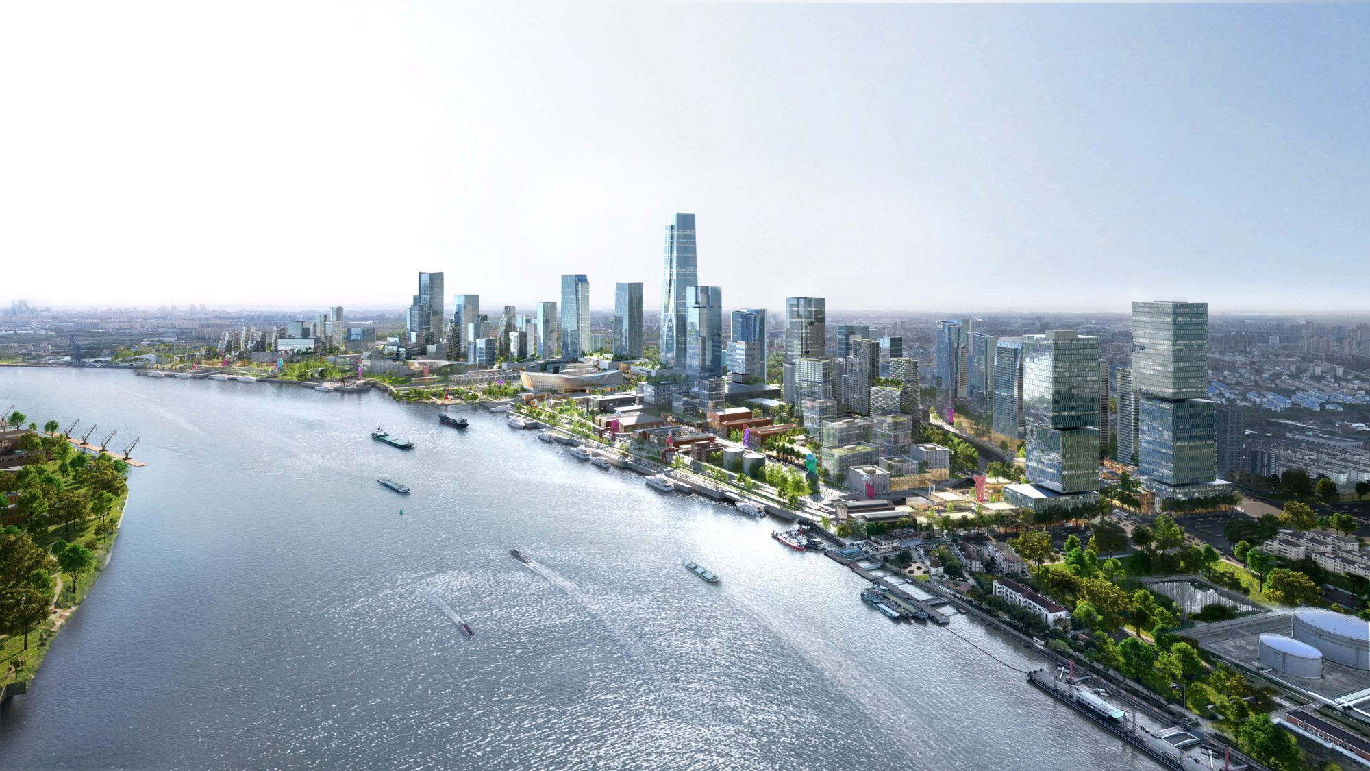 Benoy新作：“数字金滩·时尚云岸” —— 上海金滩区域功能策划及城市概念设计方案 | 新闻