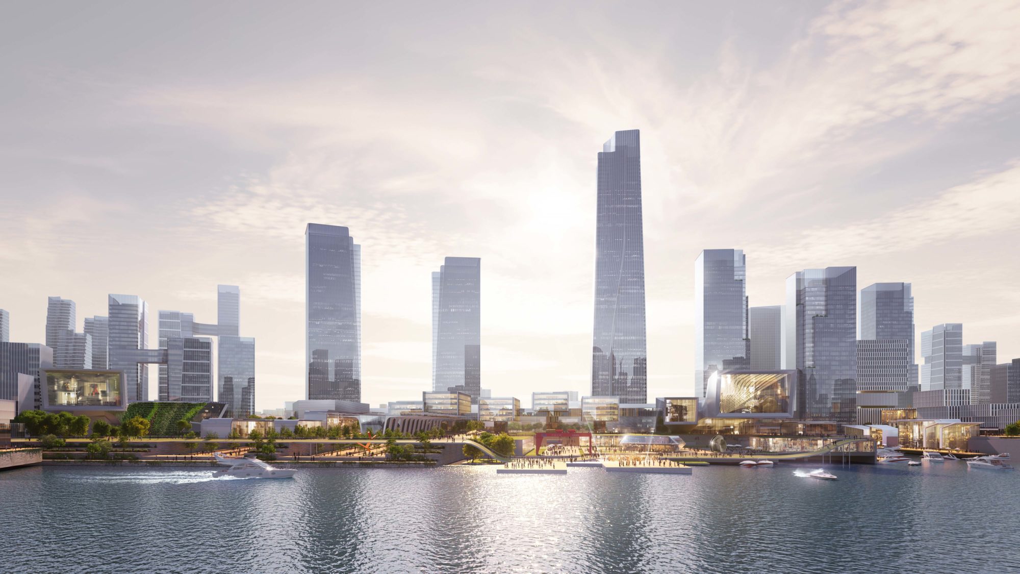 Benoy New Project: Golden Bund, A Fashionable Riverbank in the Cloud ...