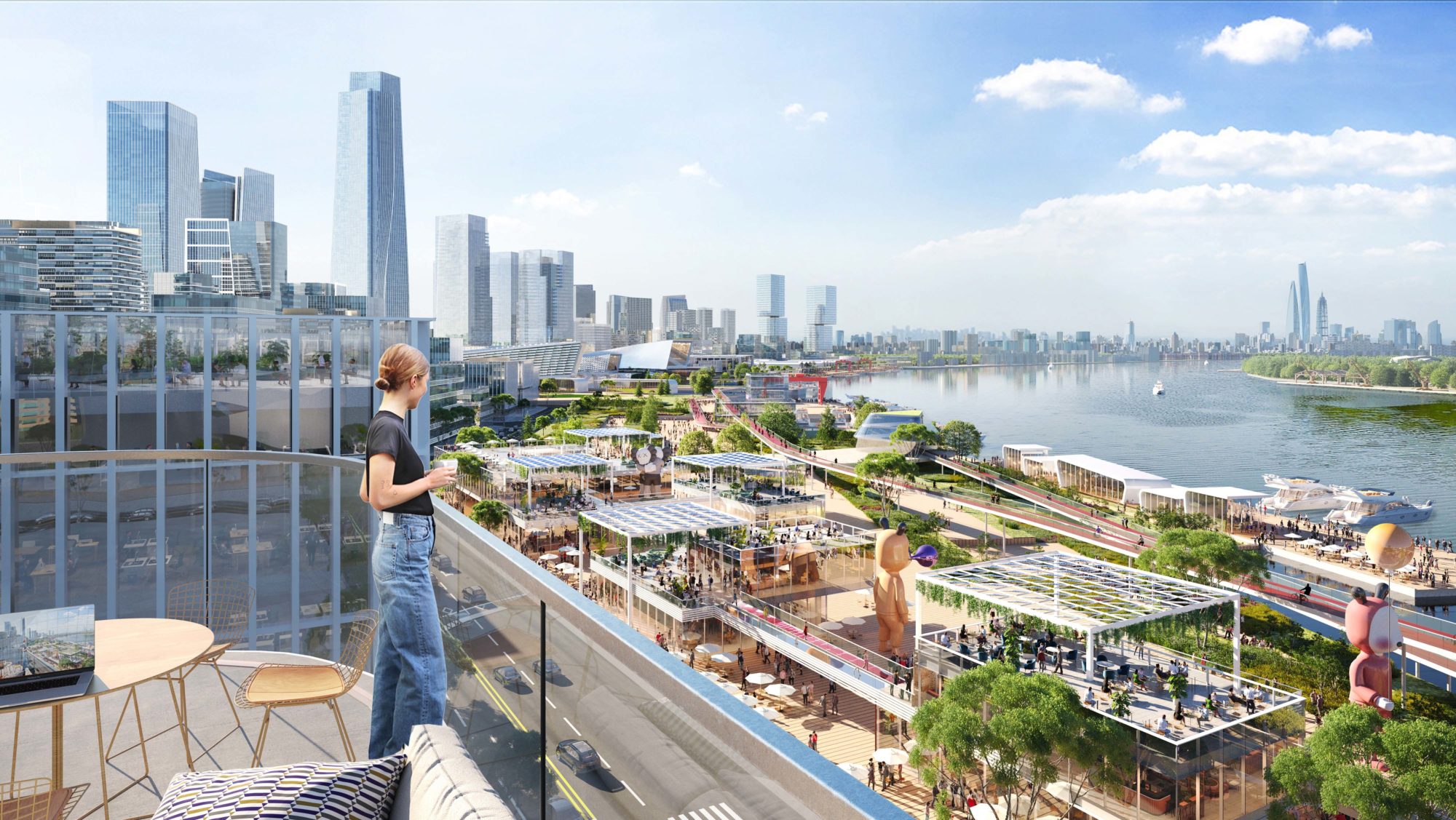 Benoy New Project: Golden Bund, A Fashionable Riverbank in the Cloud ...