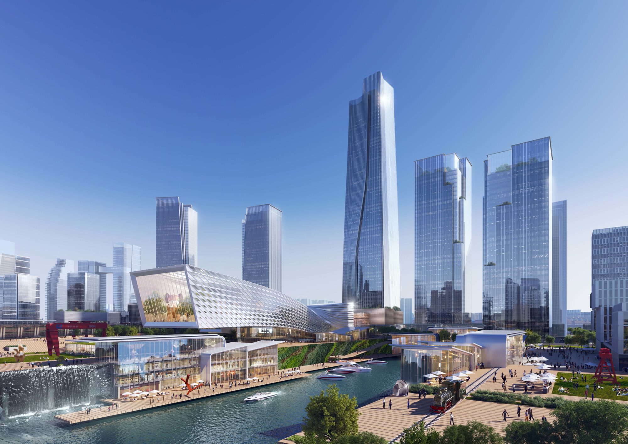 Benoy New Project: Golden Bund, A Fashionable Riverbank in the Cloud ...