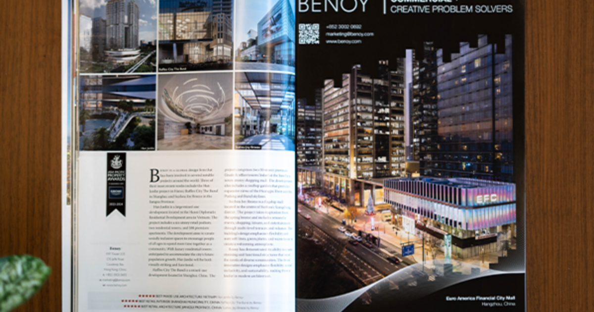 Benoy’s Design Excellence Shines in Asia Pacific’s Best 2023-24 | News