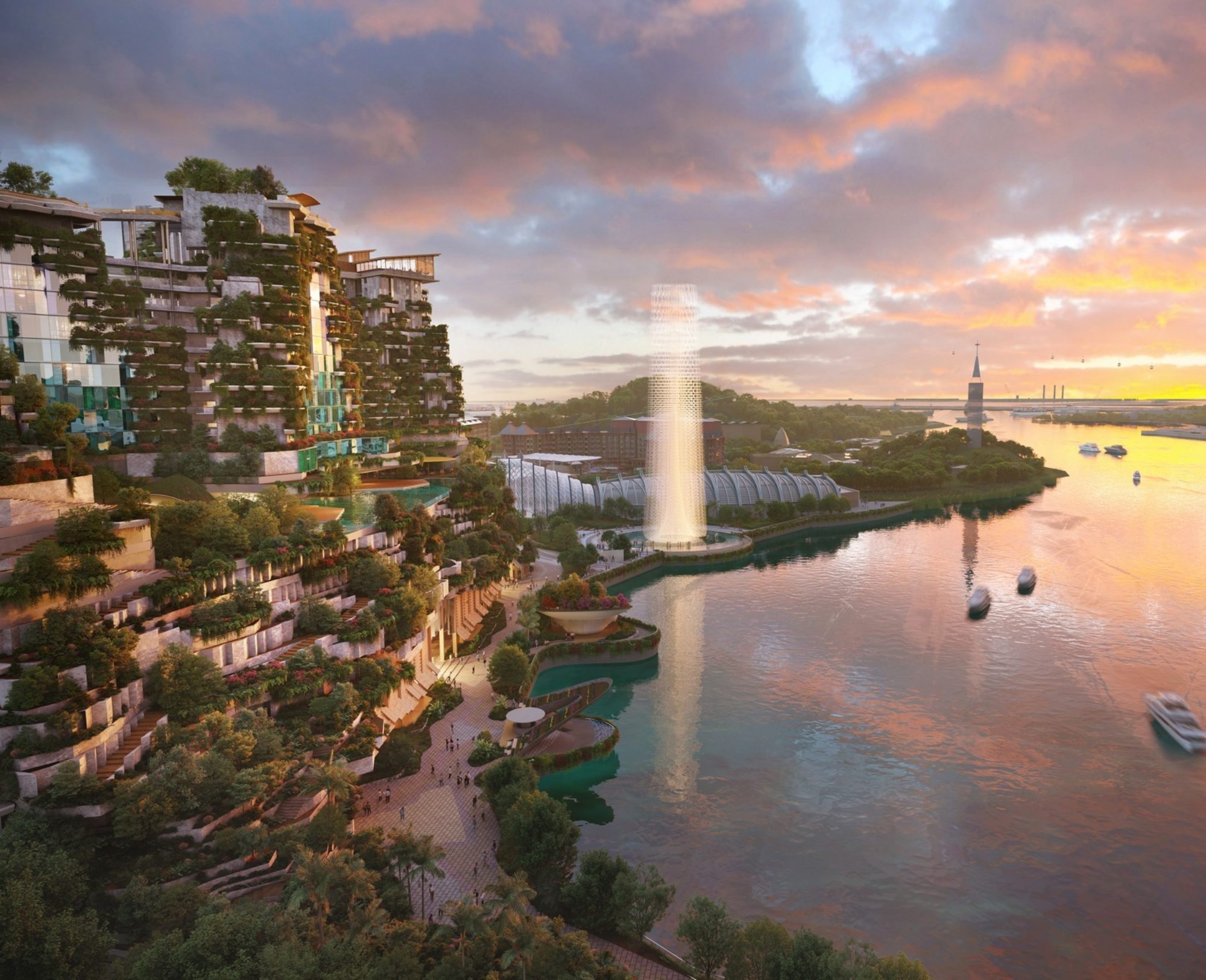 Groundbreaking of Resorts World Sentosa’s Waterfront Lifestyle ...