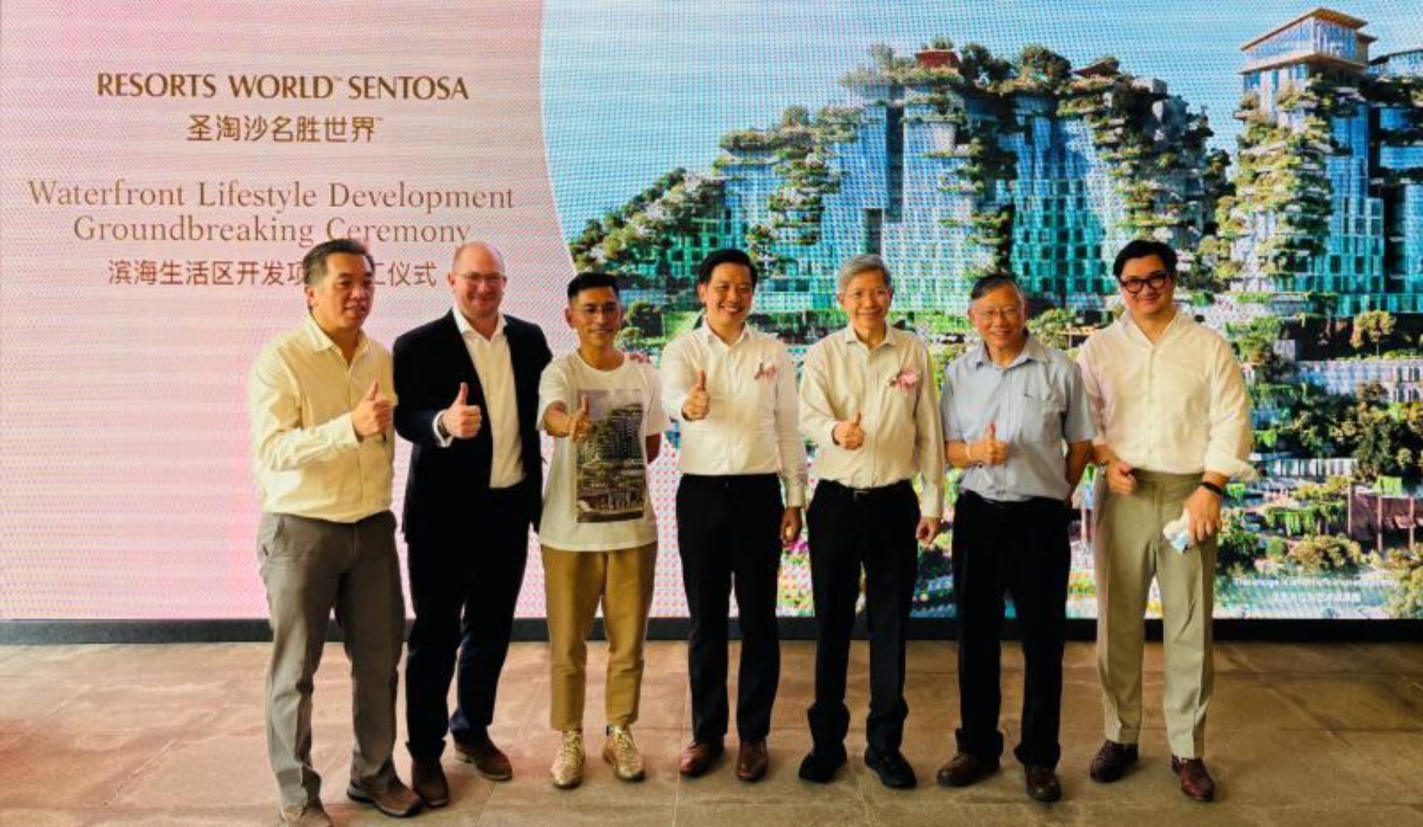 Groundbreaking of Resorts World Sentosa’s Waterfront Lifestyle ...