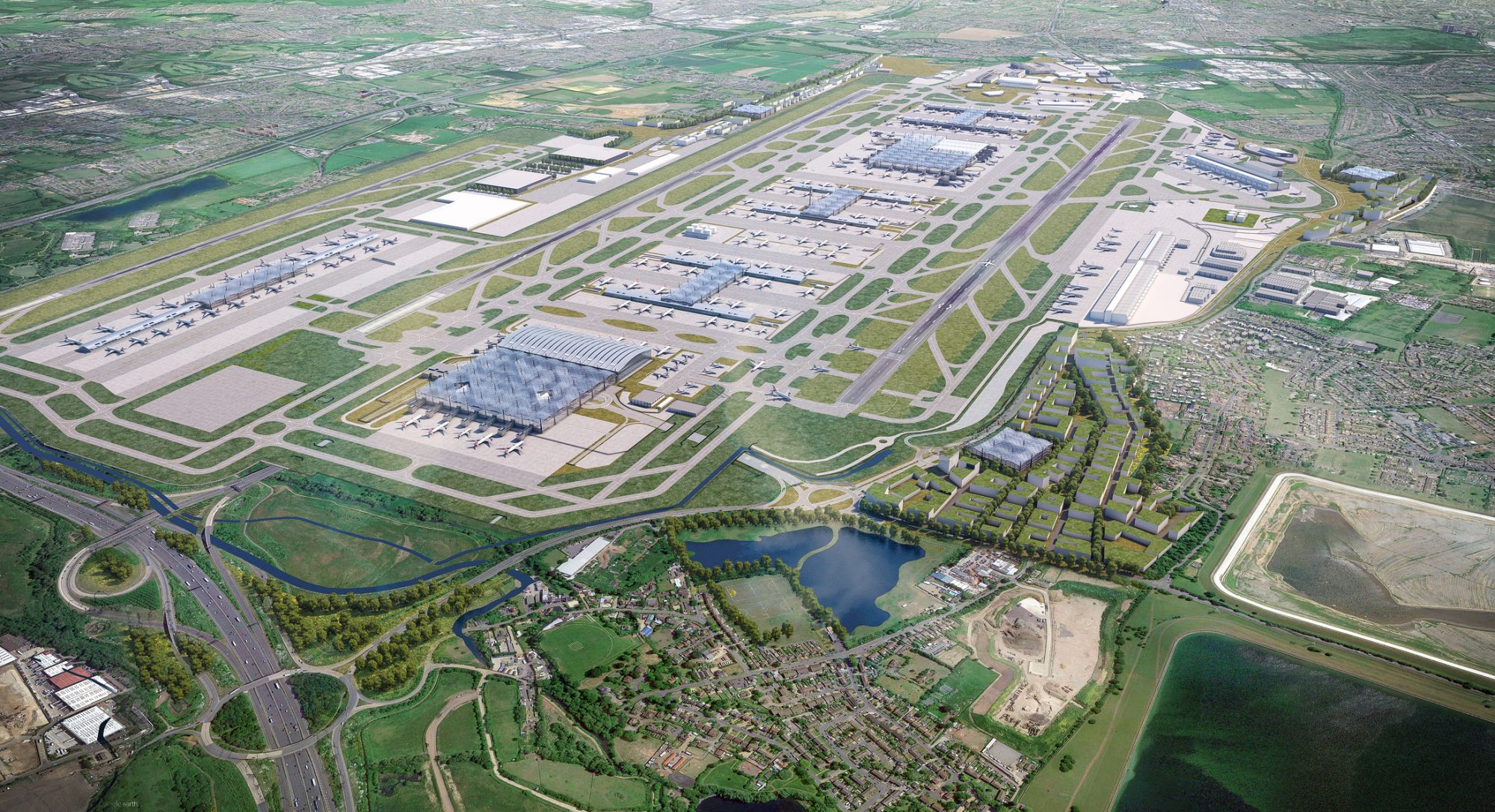 Heathrow Commercial Masterplan, London, UK | Our work | Benoy