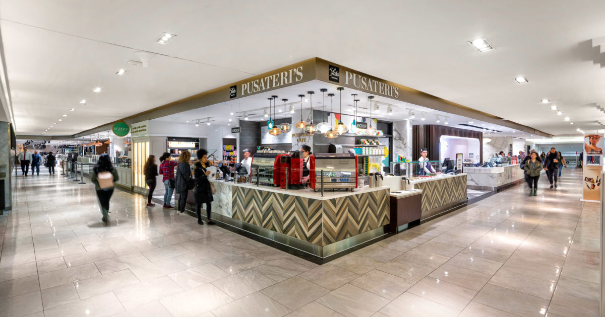 Saks Food Hall by Pusateri’s, Eaton Centre | Toronto, Canada | Our work ...
