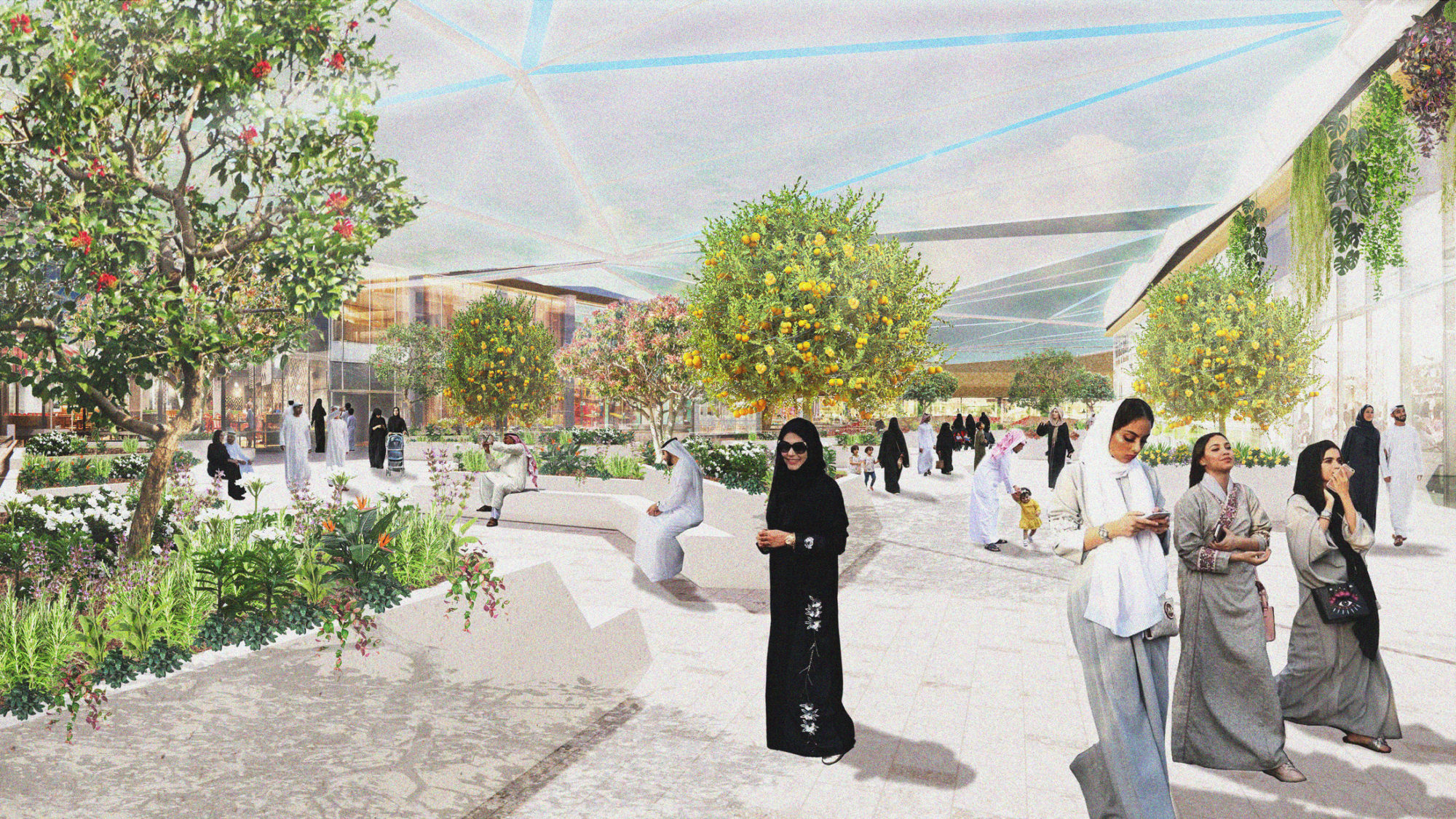 Solitaire - landscape architecture, Riyadh, Saudi Arabia | Our work | Benoy