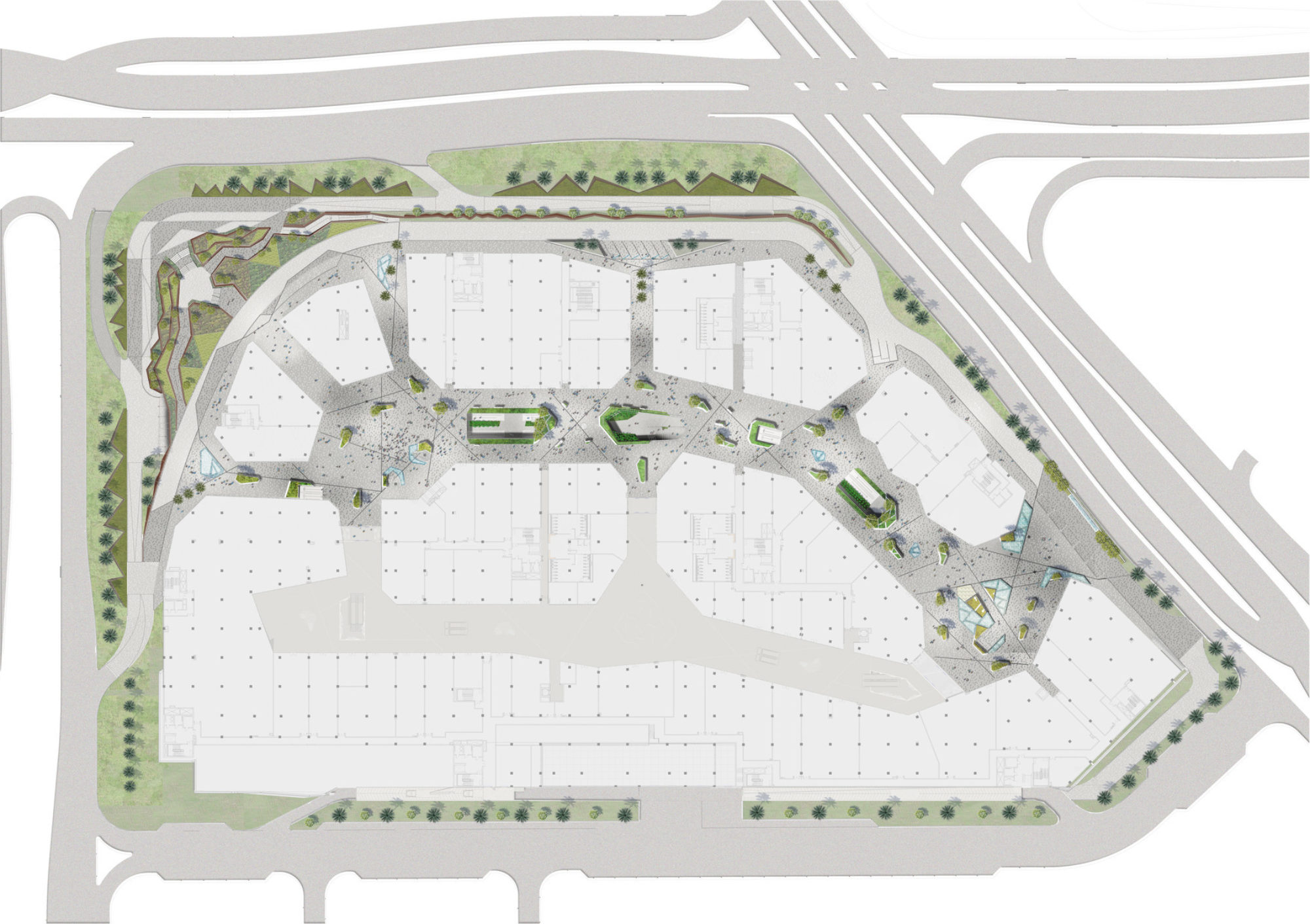 Solitaire - landscape architecture, Riyadh, Saudi Arabia | Our work | Benoy