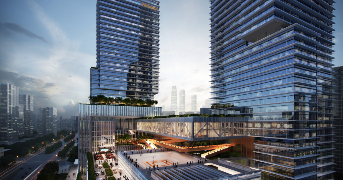 Alibaba Central China Headquarters & Industrial Community, Wuhan, China ...