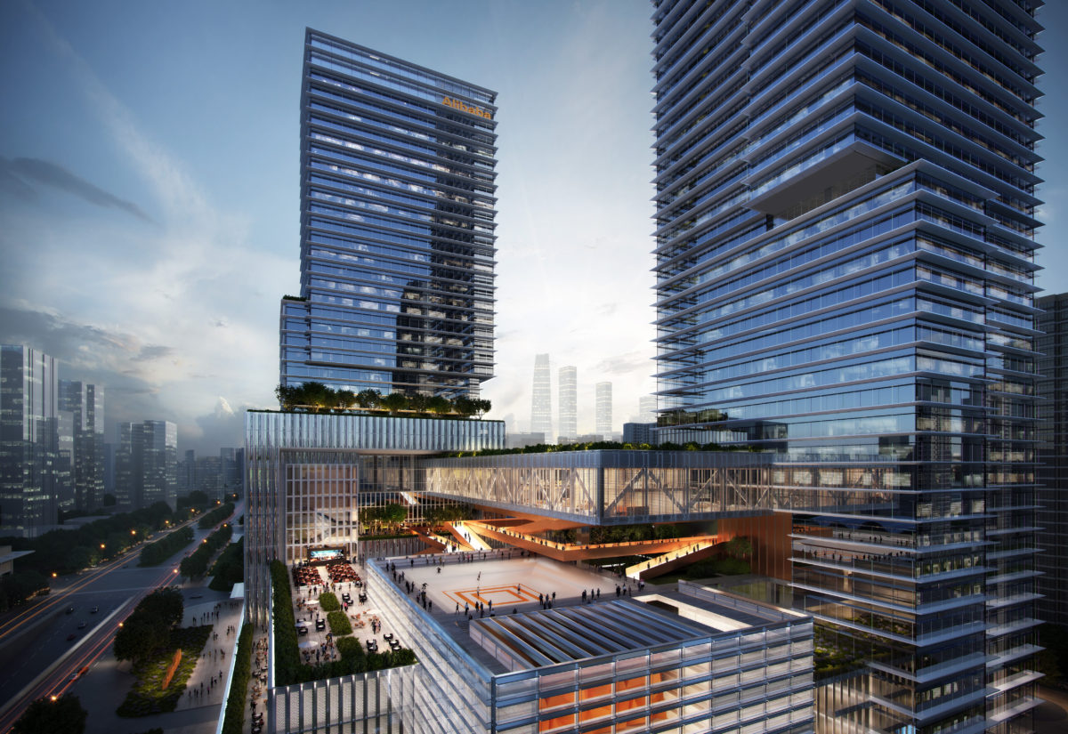 Alibaba Central China Headquarters & Industrial Community, Wuhan, China ...